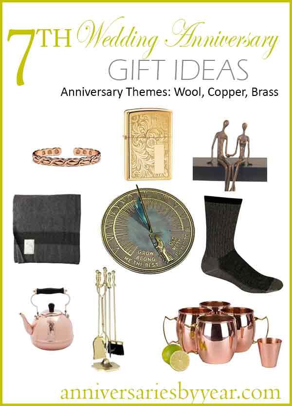 7th Year Anniversary 7th Anniversary Gifts